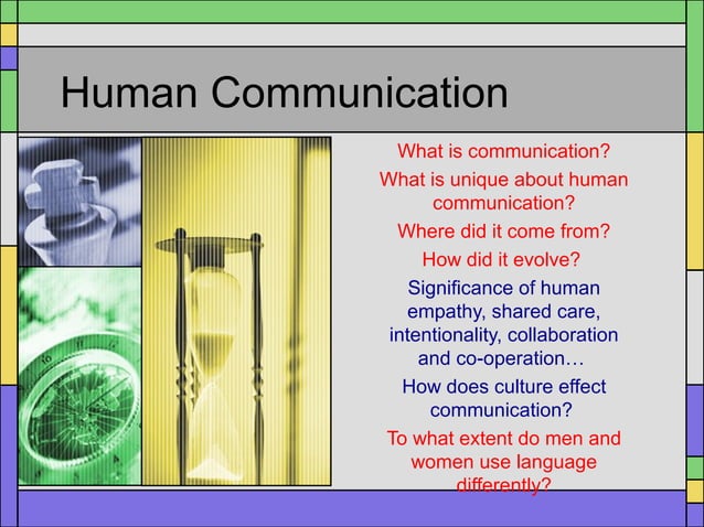 Materi Human communication 2 (A Presenation) | PPT