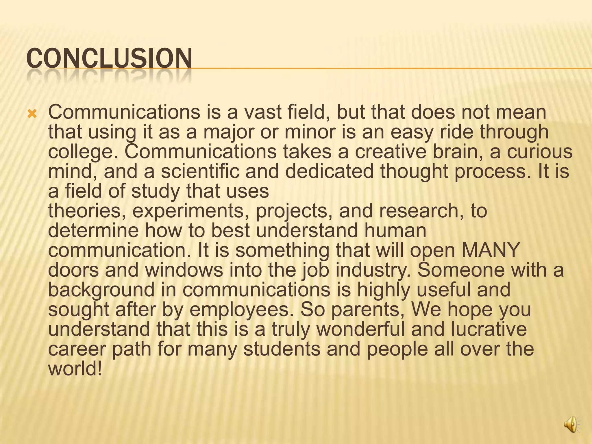 Human Communication Studies | PPTX | Undergraduate Education | College ...