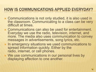 Human Communication Studies | PPTX | Undergraduate Education | College ...