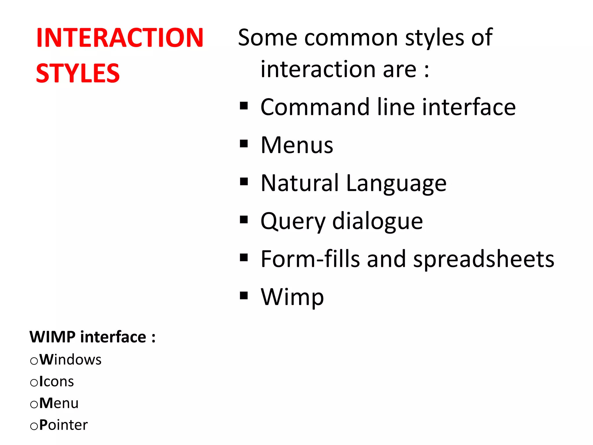 Human computer interaction | PPTX
