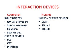Human computer interaction | PPTX