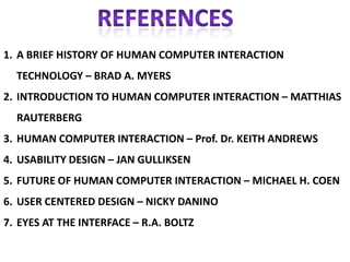 Human computer interaction | PPTX