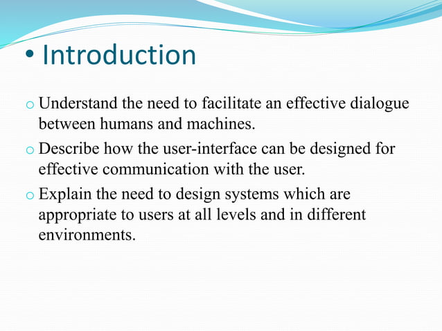 Human computer interaction | PPT