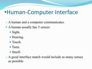 Human computer interaction | PPT