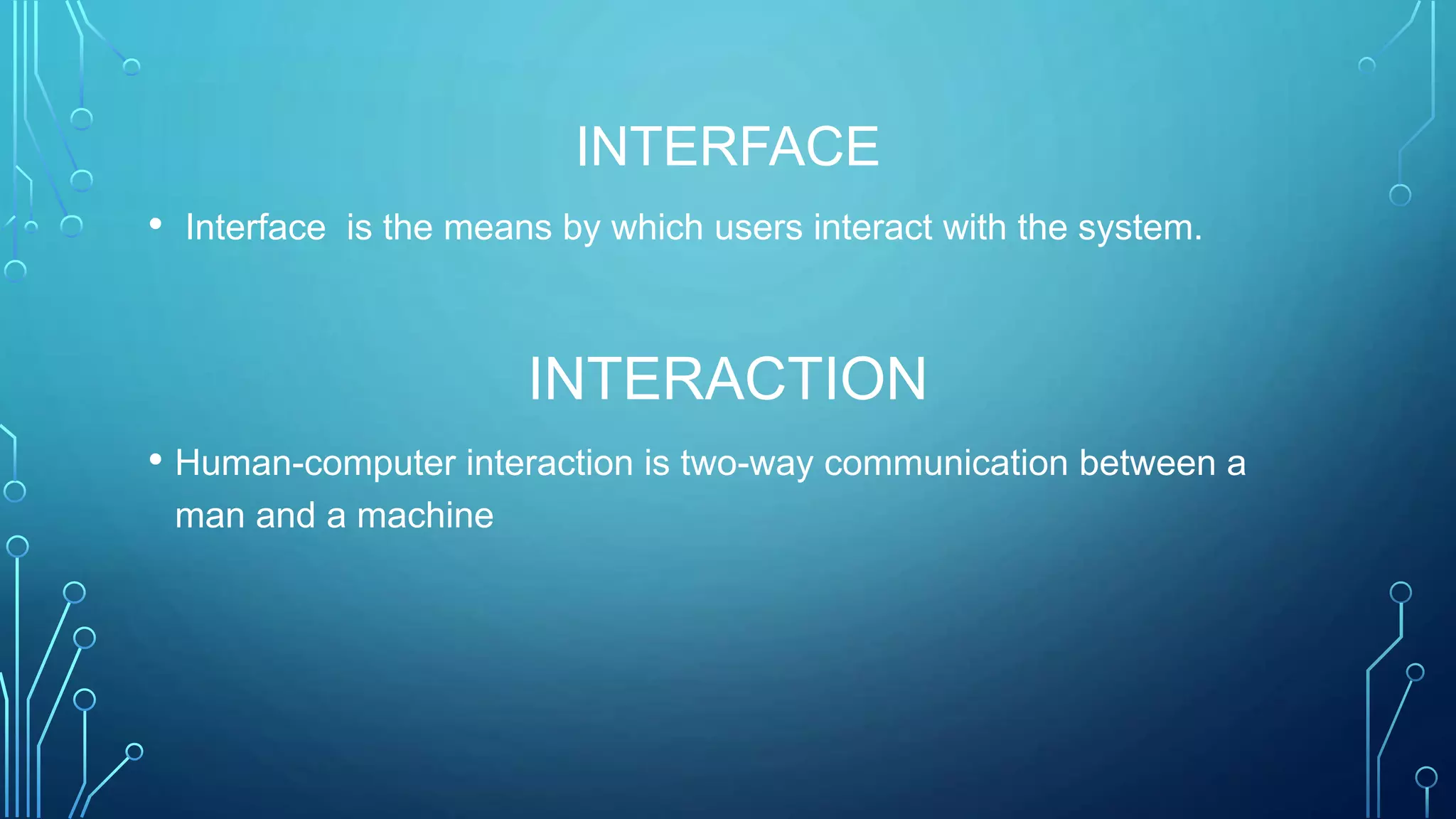 HUMAN COMPUTER INTERACTION.pptx | Operating Systems | Computer Software and Applications