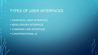 HUMAN COMPUTER INTERACTION.pptx | Operating Systems | Computer Software ...