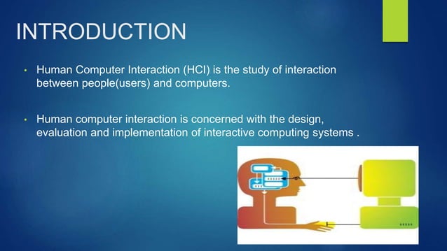 human computer interaction presentation briefly | PPTX