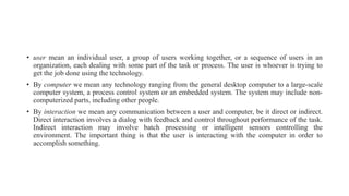 Human Computer Interaction: Introduction | PPTX