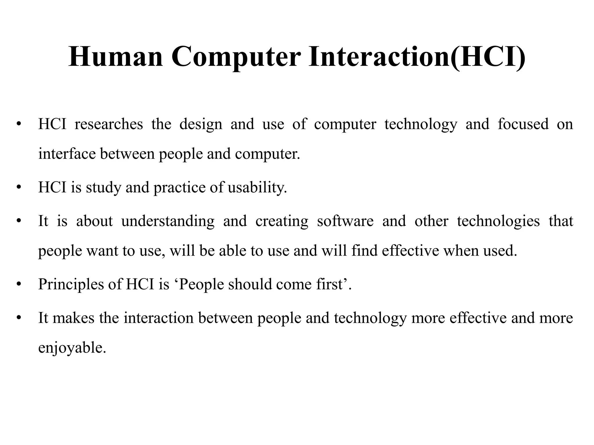 Human Computer Interaction - Interaction Design | PPTX