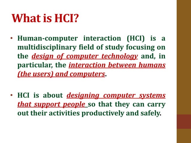 Human computer interaction -Input output channel | PPTX | Internet | Computing