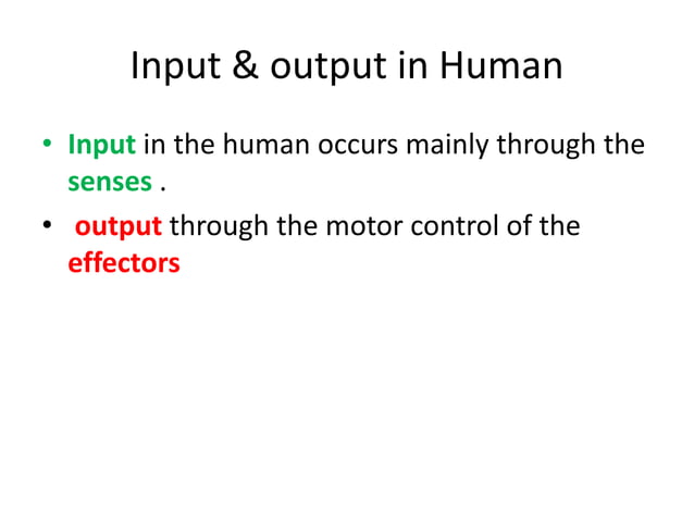 Human computer interaction -Input output channel with Scenario | PPTX | Eye and Vision ...