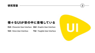 GUIからのVUI⽣成による⼊⼒⼿順数の減少⼿法 | PPT