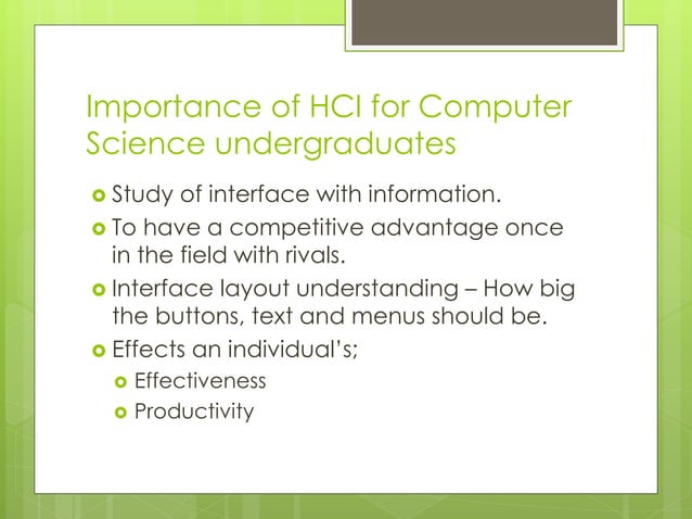 Human Computer Interaction (HCI) | PPTX | Computing | Technology & Computing