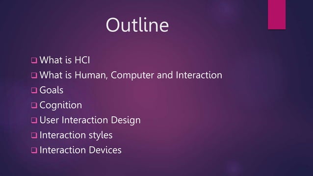 Human Computer Interaction Hci Amit Pptx