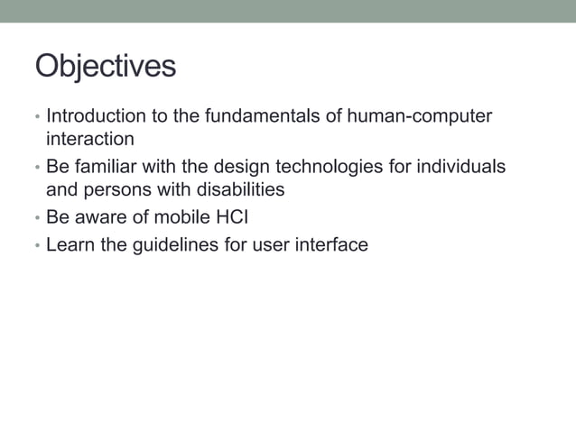 Human Computer Interaction unit 1 | PPTX