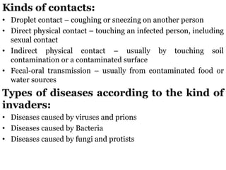 Human contact diseases | PPTX