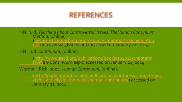 Human continuum | PPTX | Secondary Education | Education