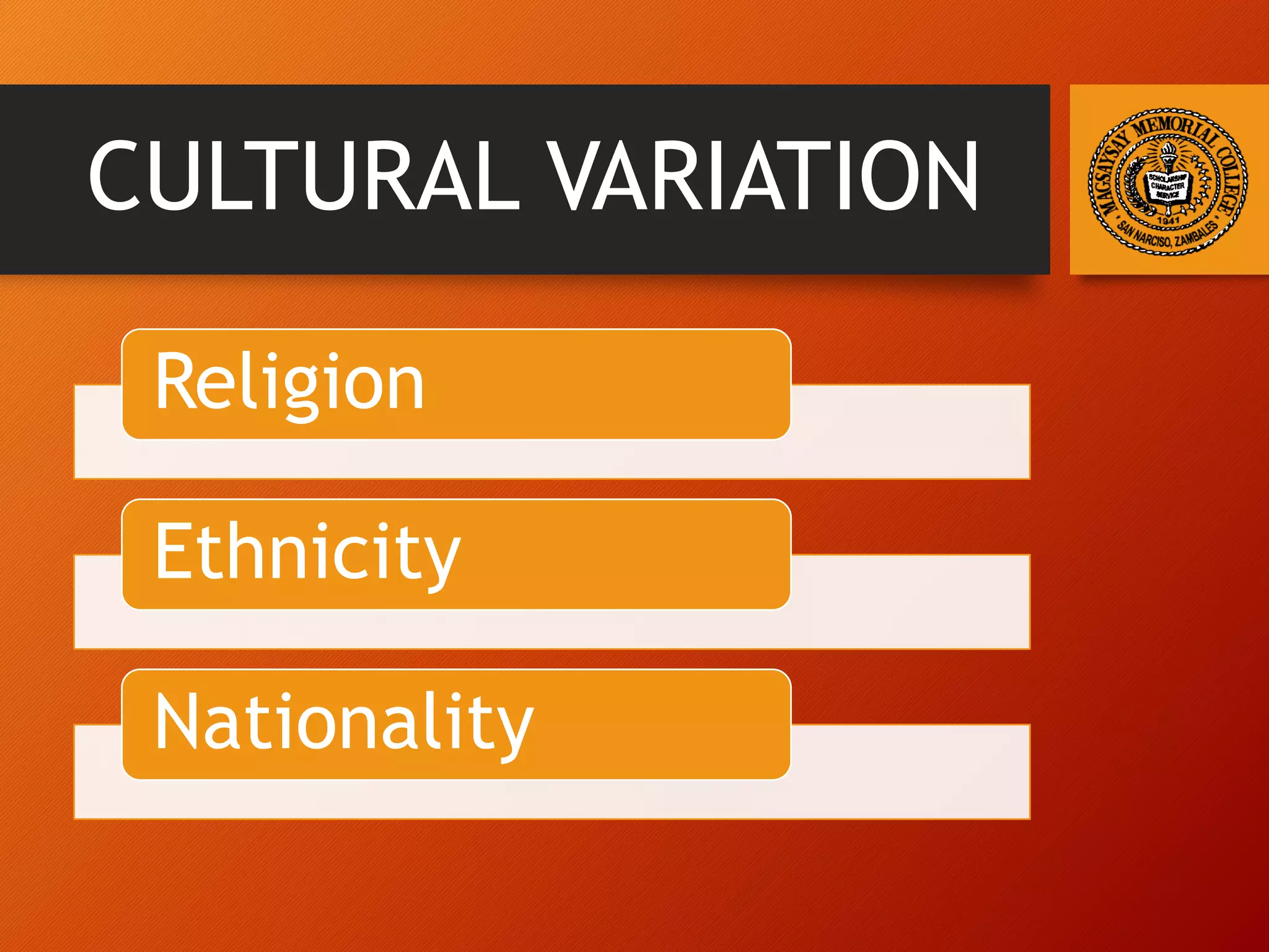 Human Cultural Variation/ Social Differences | PPTX