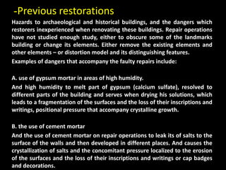 Human damage on monuments | PPTX | Indoor Environmental Quality | Home ...