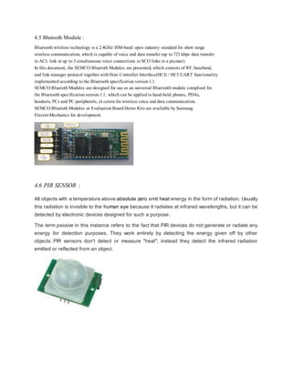 Bluetooth controller Human detection car. | PDF