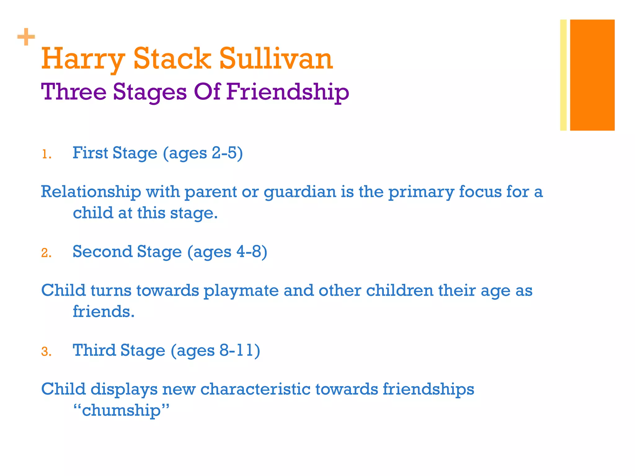 The Stages of Friendship | PPT