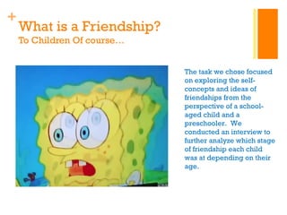 The Stages of Friendship | PPT