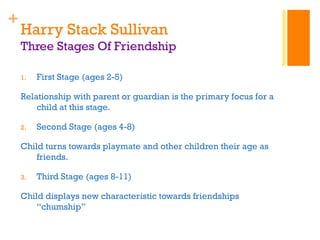 The Stages of Friendship | PPT