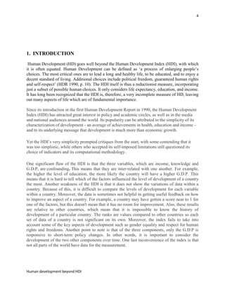 Human developement beyond HDI | DOCX
