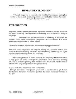 Human development | PDF