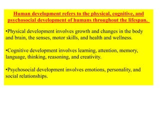Human development basics | PPTX