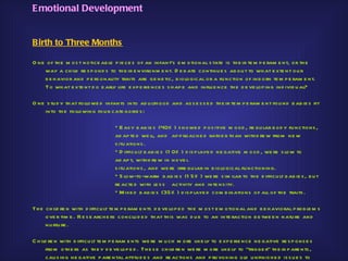 Human development during birth and postnatal period | PPT