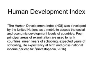 Human development index | PPTX
