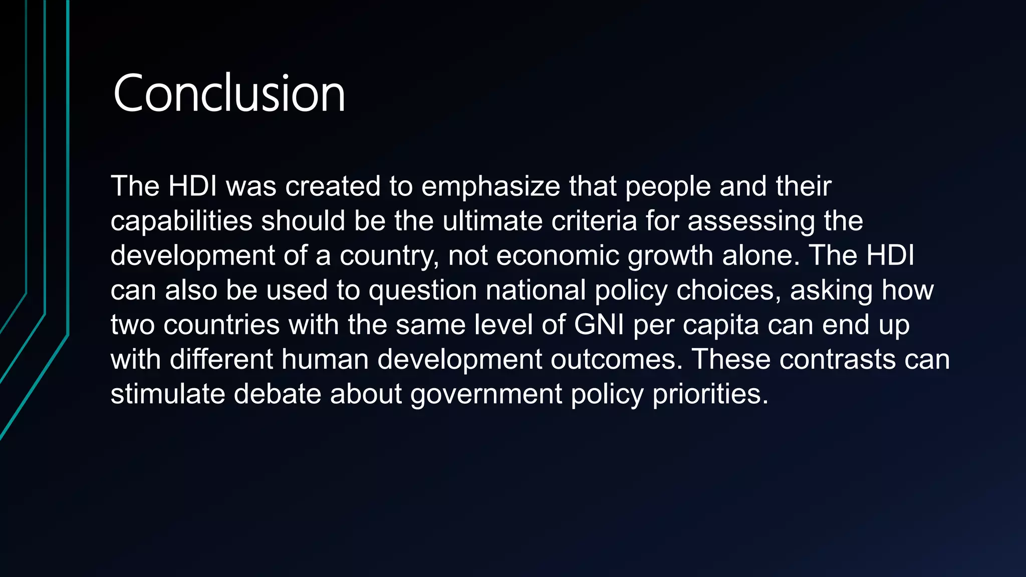 Human development index | PPTX