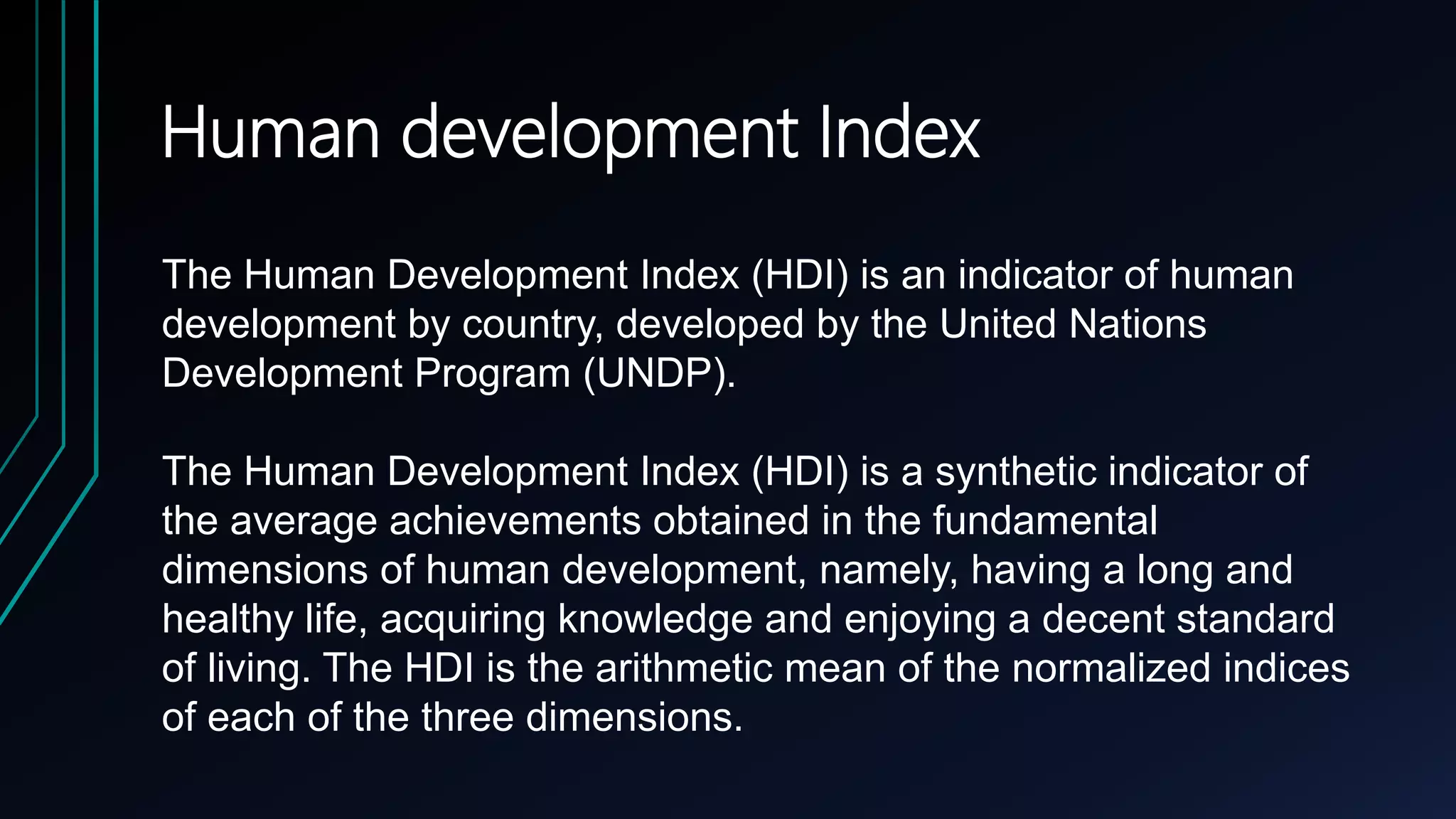 Human development index | PPTX