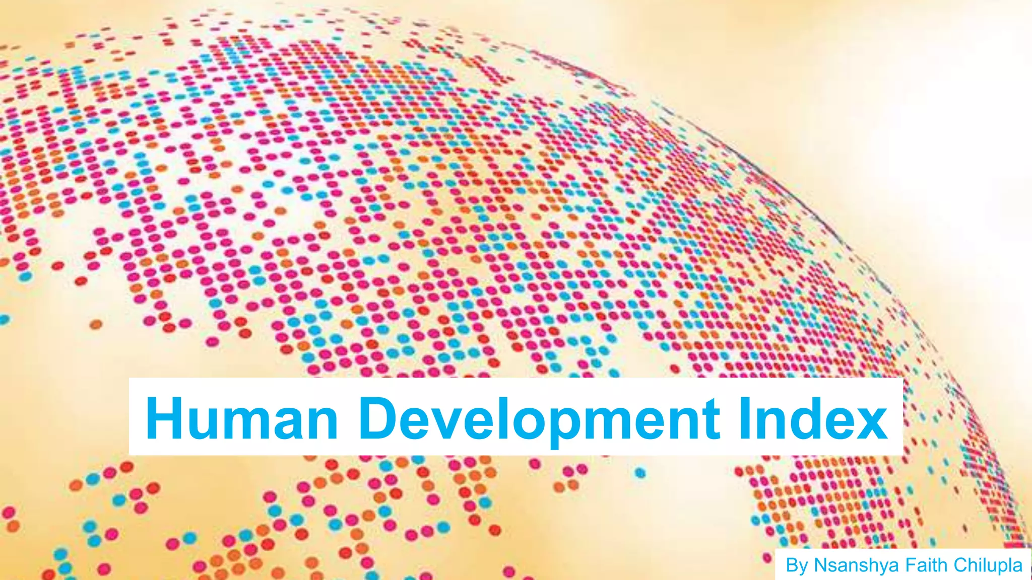 Human development index | PPT