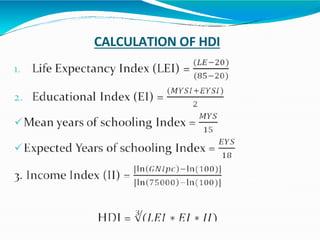 HUMAN DEVELOPMENT INDEX.pptx | Science