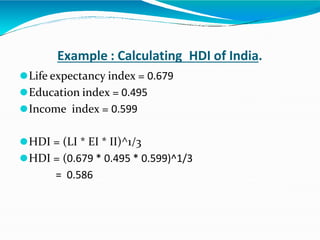 HUMAN DEVELOPMENT INDEX.pptx | Science