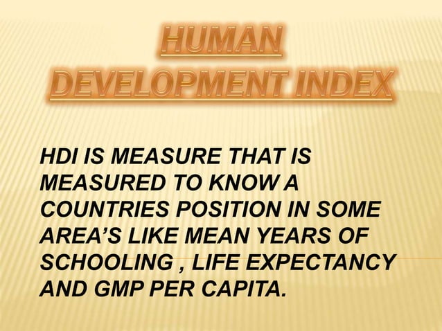 Human Development Index.pptx | Science