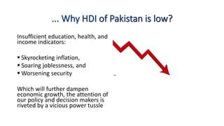 Human Development Index (HDI) and it’s Components - Pakistan at HDI ...