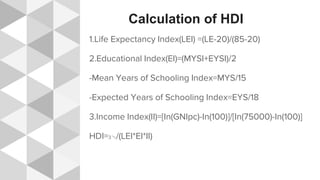 Human development index 1.2 | PPTX