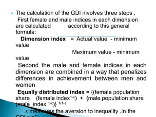 Human development indicators | PPTX