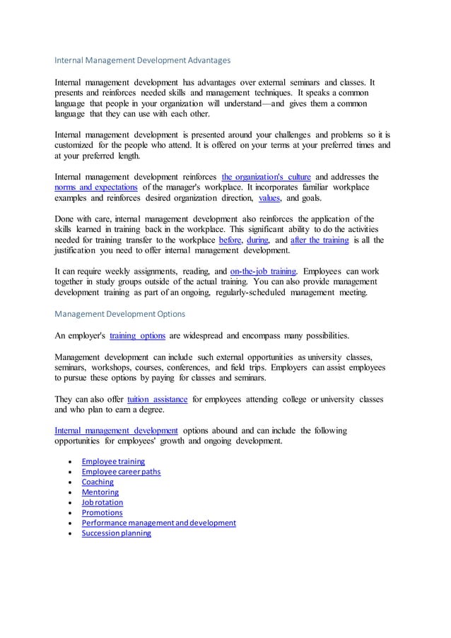 Human development management | PDF