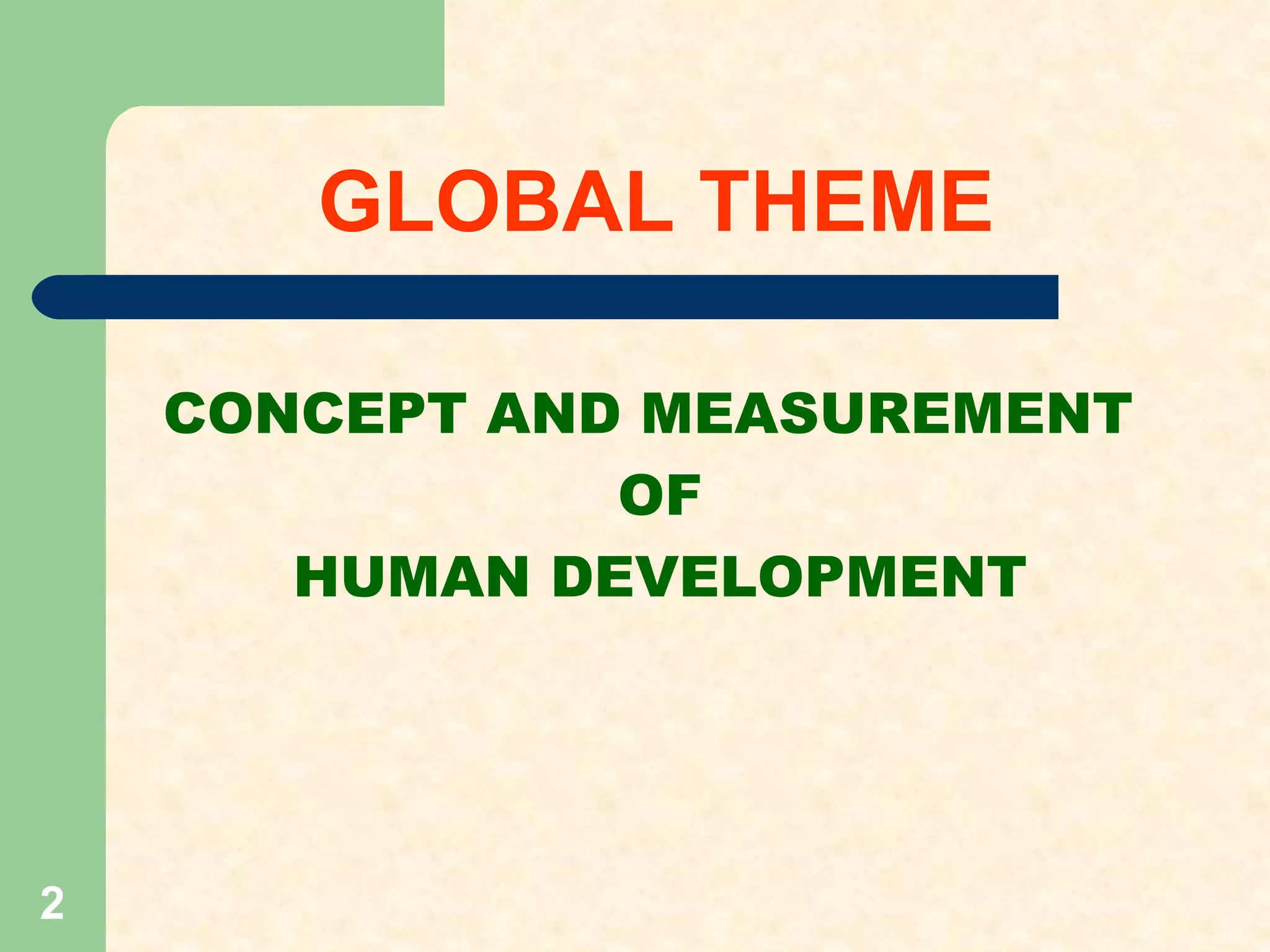H Uman Development Report 1990 | PPT