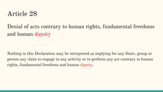 Human dignity | PPTX