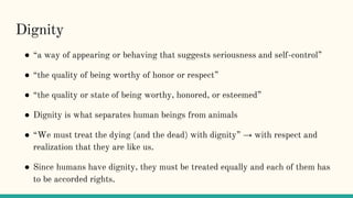 Human dignity | PPTX