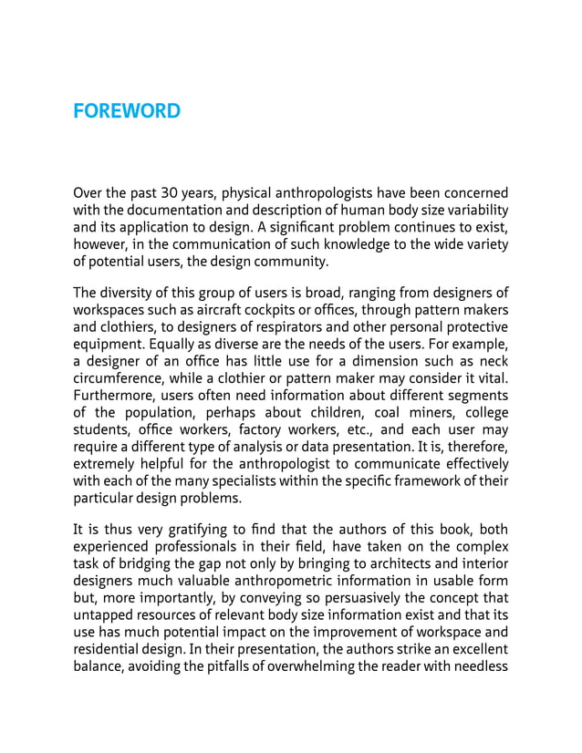 Human Dimension and Interior Space A Source Book of Design Reference ...