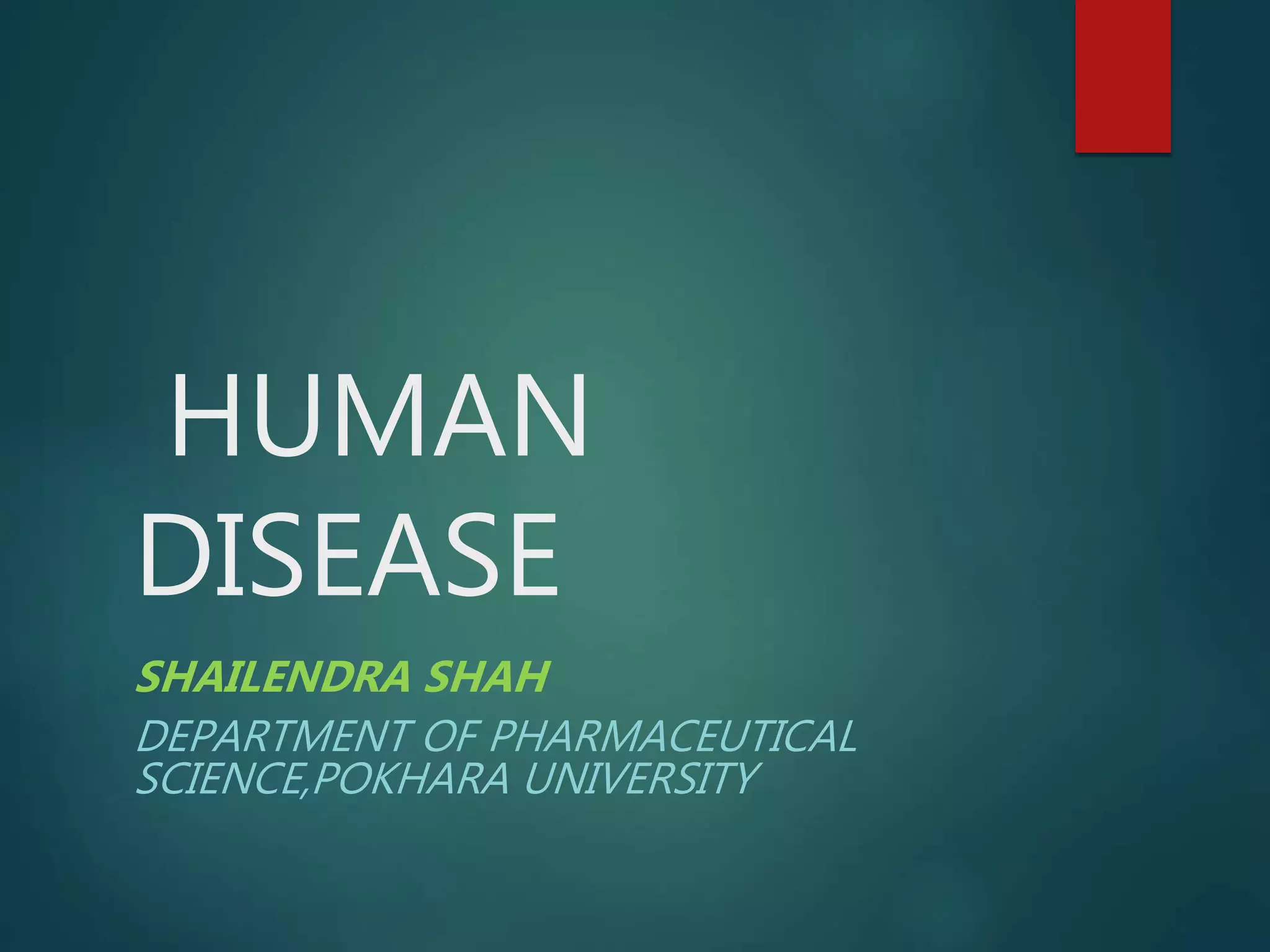 Human disease | PPT