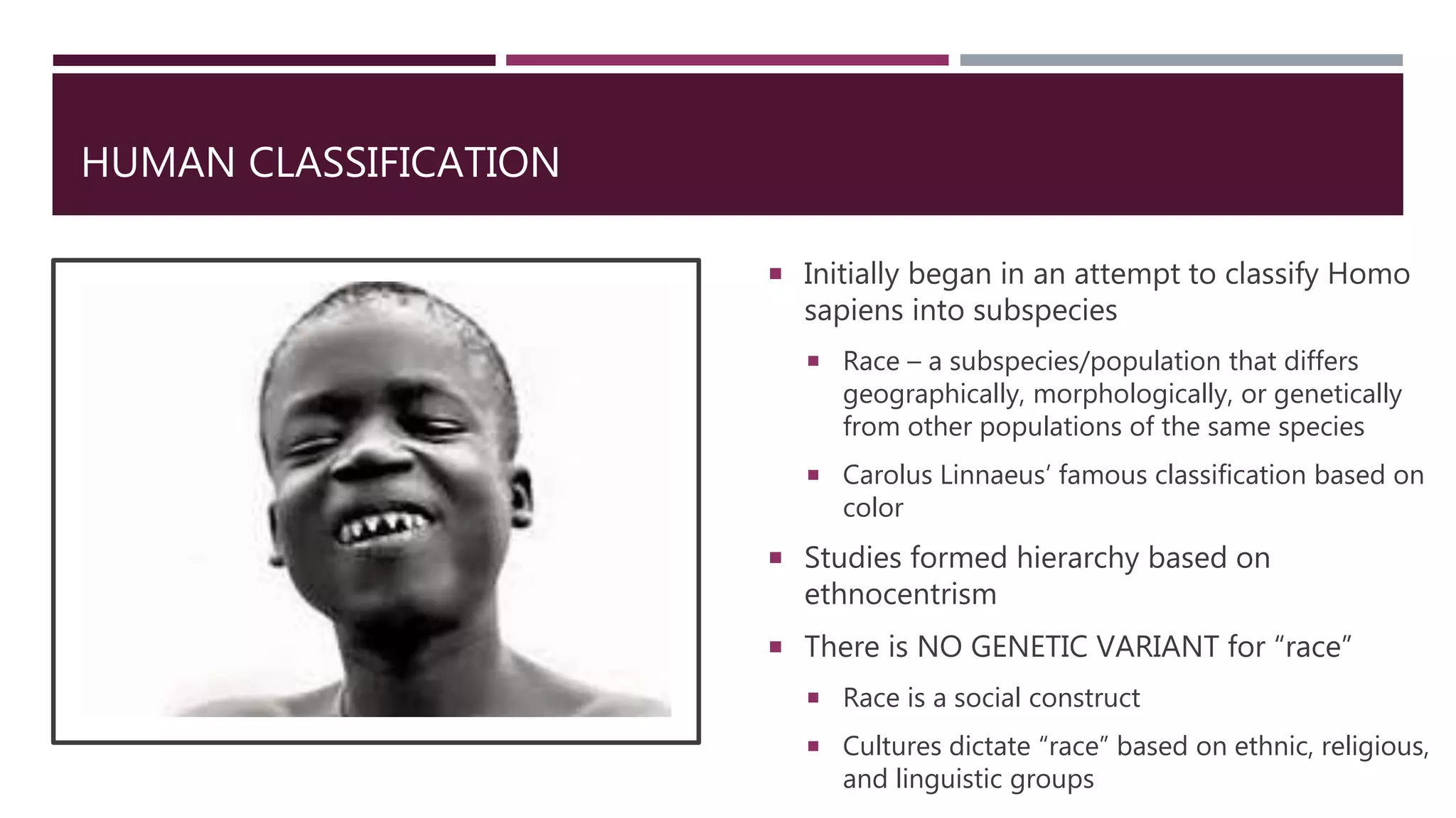 Modern Human Diversity & Adaptation to a Changing World | PPTX