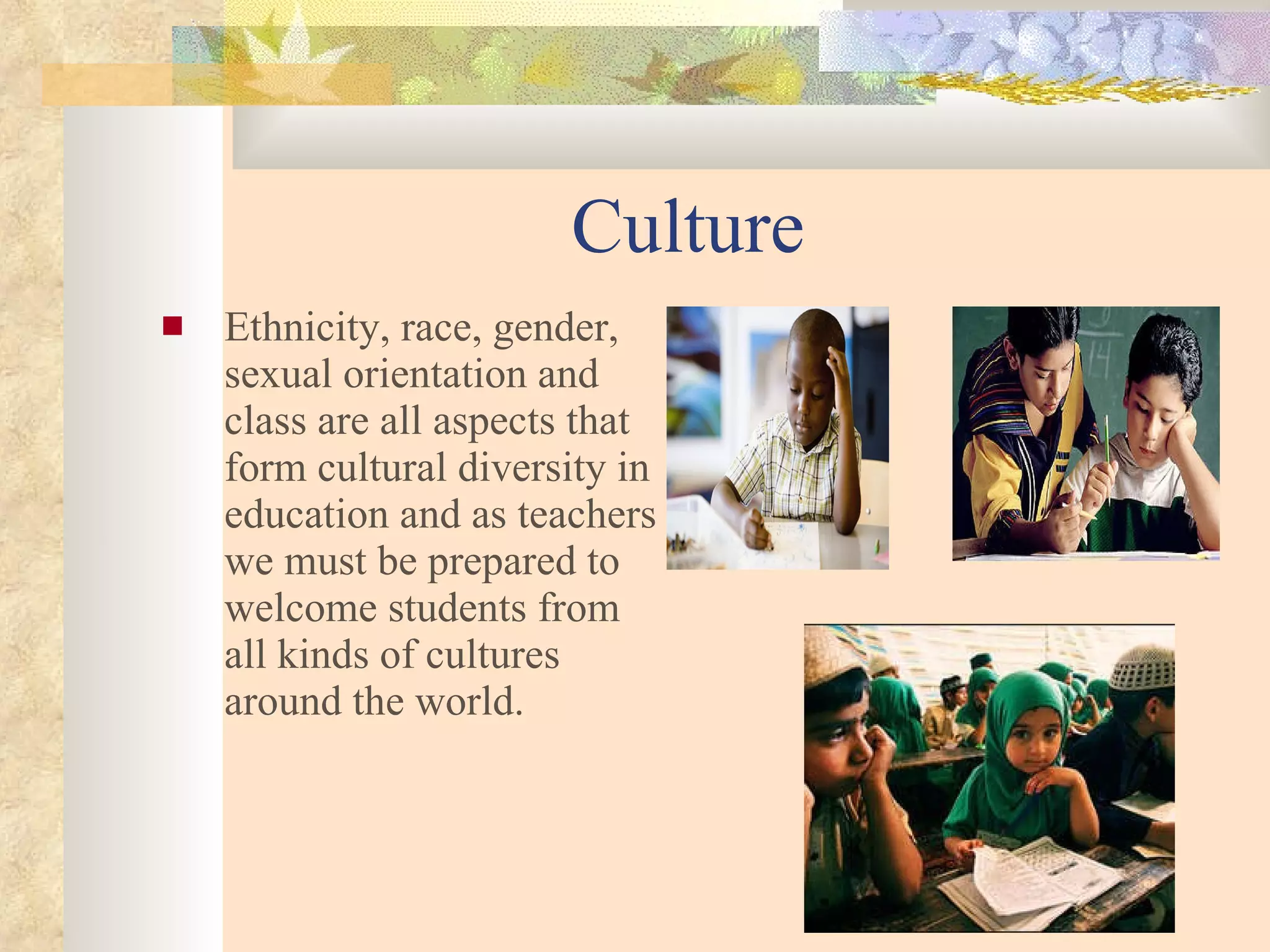 Human diversity in education | PPT