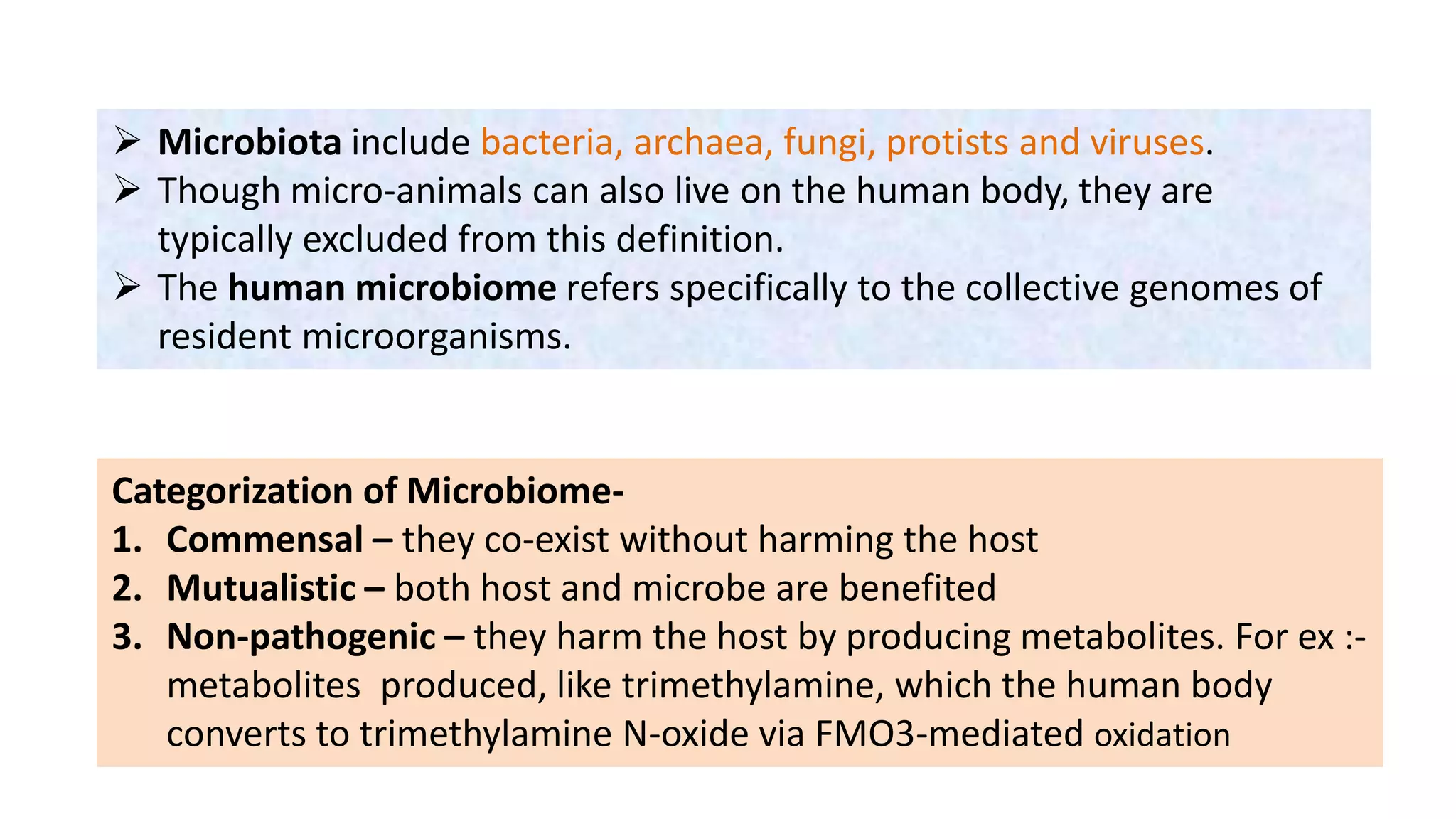 Human microbiome in health and disease | PPTX